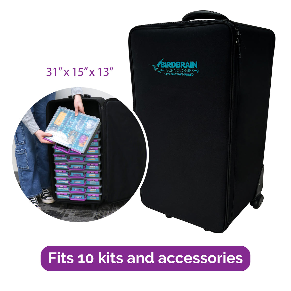 Hummingbird Rolling Storage – BirdBrain Technologies